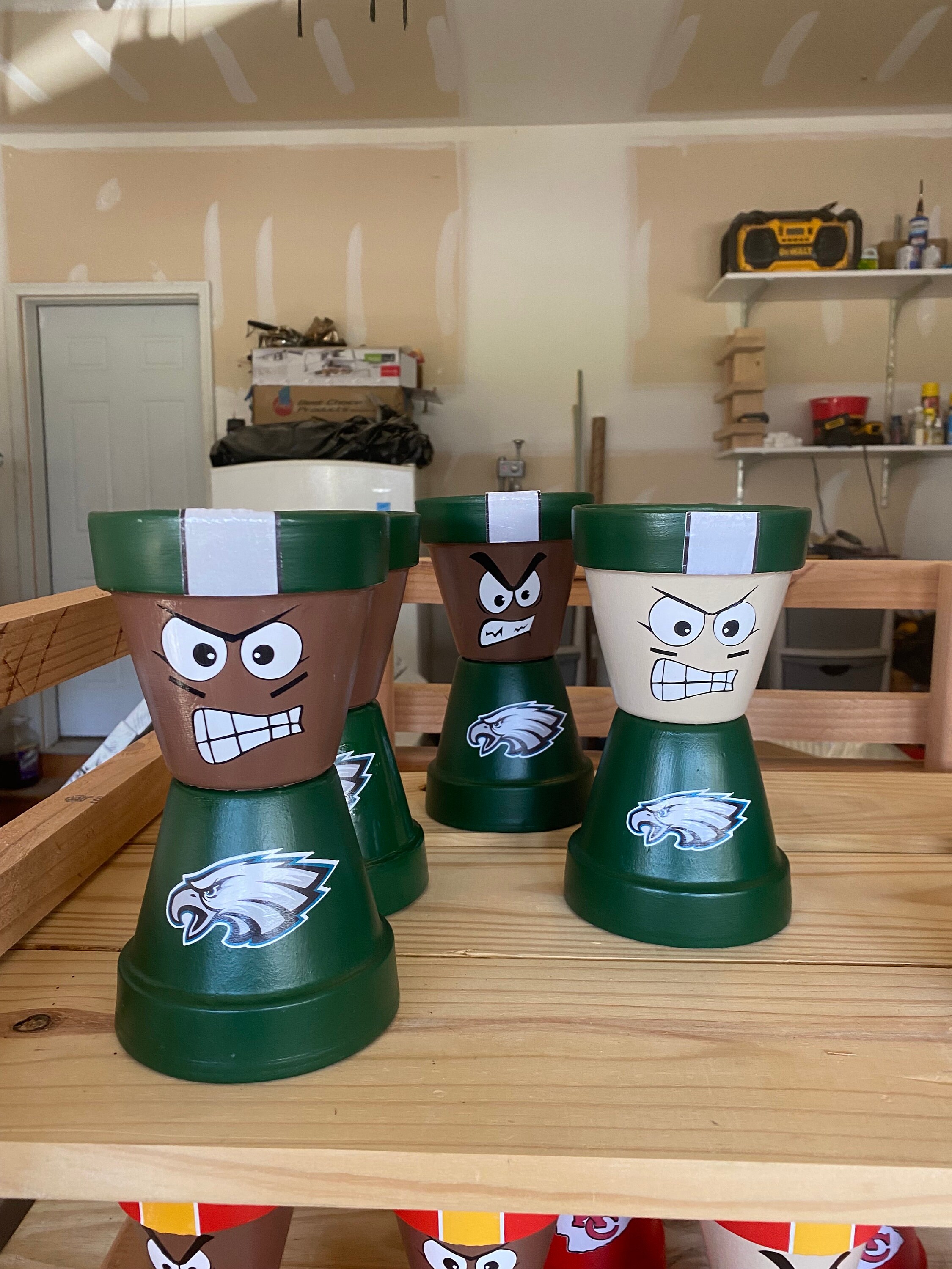 4inch Football Player Pots - Etsy