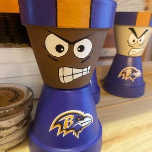 Football Pot People - Etsy