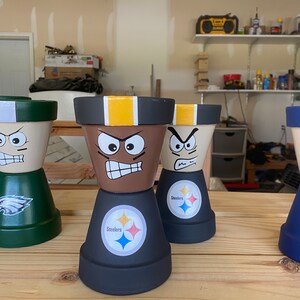 4inch Football Player Pots - Etsy