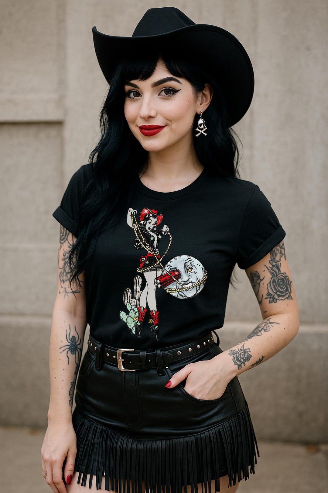 New Design | Vintage Inspired Goth Cowgirl: Roping the Moon | Bella ...
