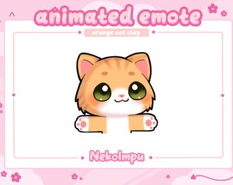 Animated Gray Cat Spin Emote (twitch/discord/youtube) - Kawaii - Kitty ...