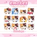 Calico Cat Emotes Pack 1 (twitch/discord/youtube) - Kawaii - Kitty ...
