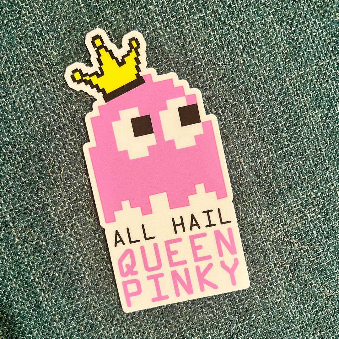 Queen Pinky Sticker - Etsy
