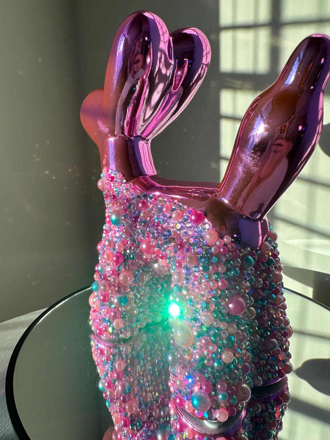 Bedazzled Balloon Dog Figurine - Etsy