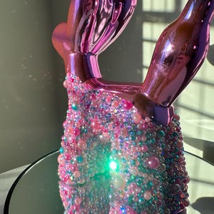 Bedazzled Balloon Dog Figurine With Drip Illusion - Etsy