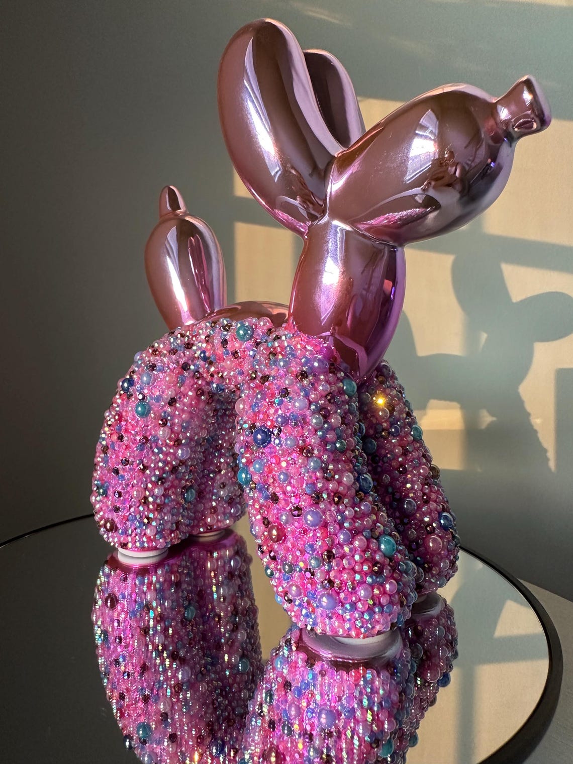Bedazzled Balloon Dog Figurine - Etsy