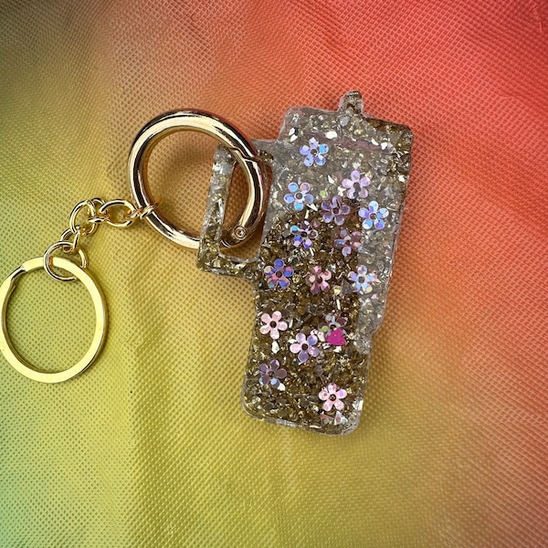 Resin Keychain - Etsy
