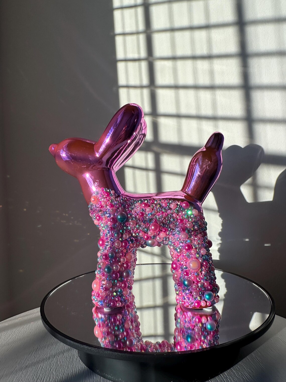 Bedazzled Balloon Dog Figurine - Etsy