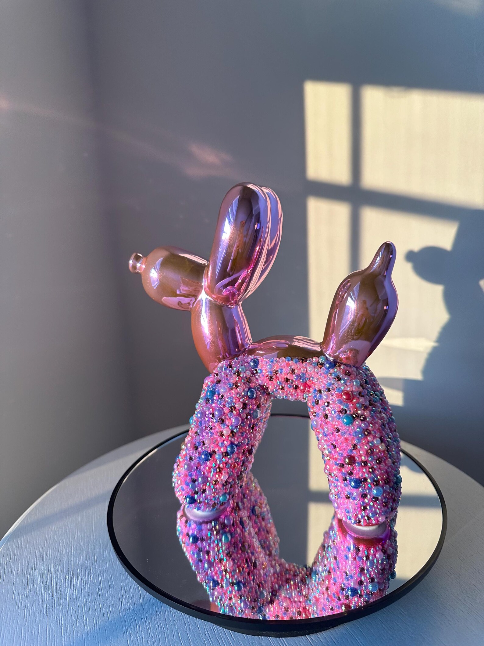 Bedazzled Balloon Dog Figurine - Etsy