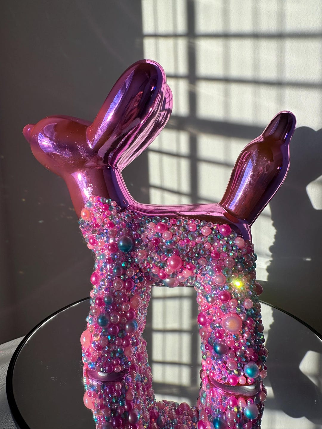 Bedazzled Balloon Dog Figurine - Etsy