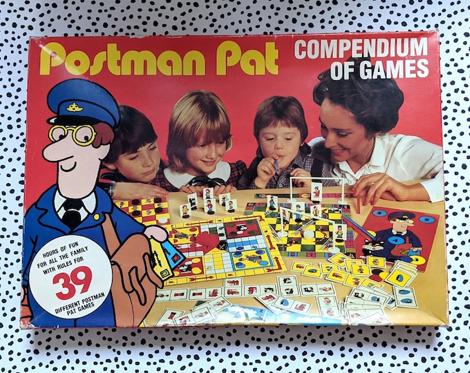 Vintage Postman Pat Rare Compendium of Games | MS Games ~1984 | Rare ...