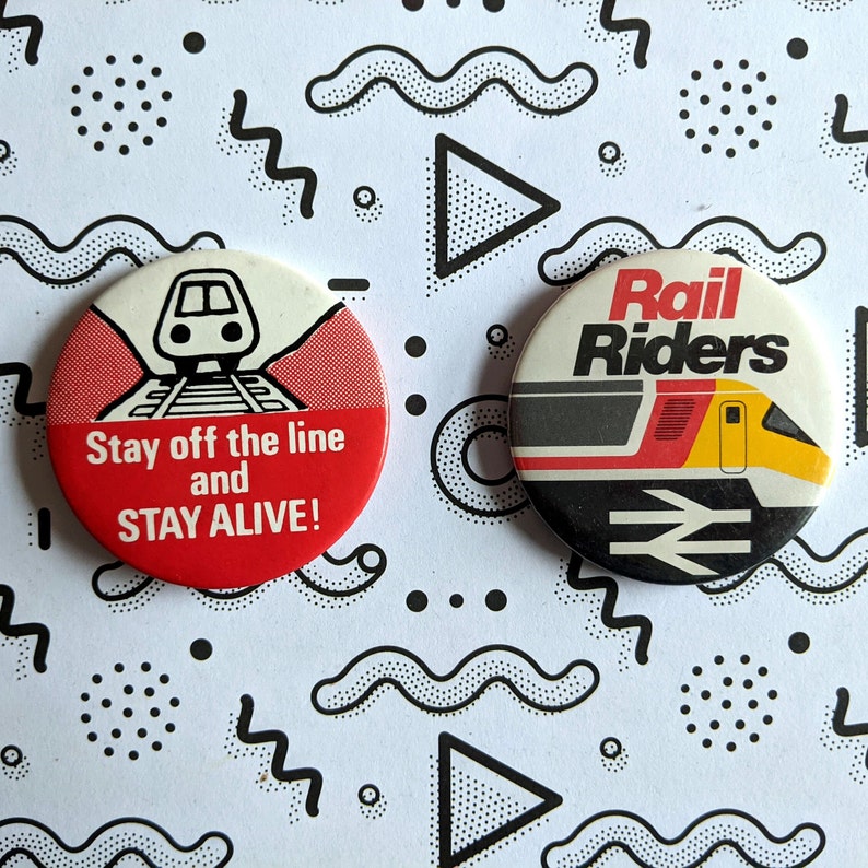 Pick Your Own: Vintage Safety Badge | Retro Nostalgic Rail, Road ...