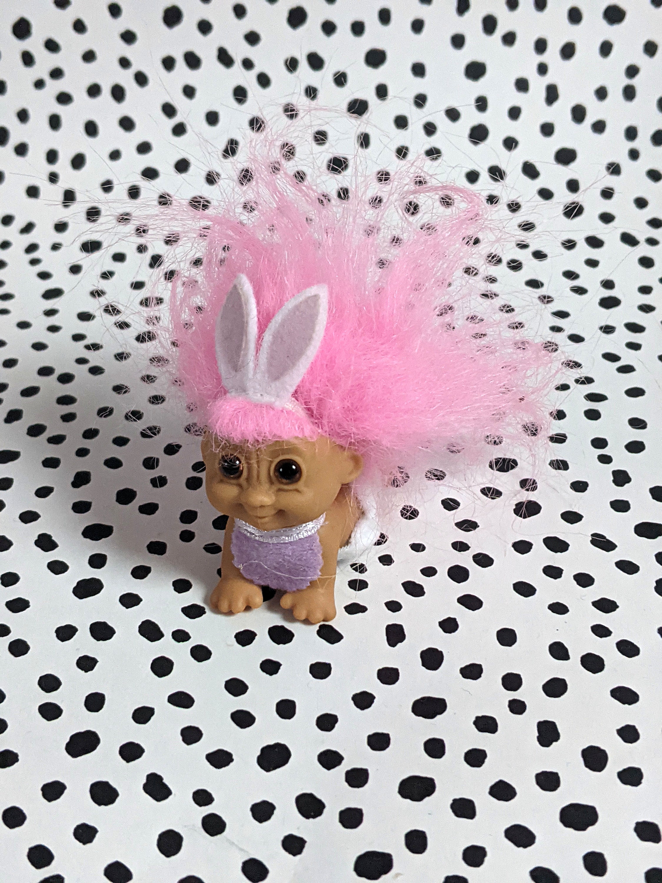 Vintage Baby Easter Russ Troll Doll With Easter Egg Basket 2 Perfect ...