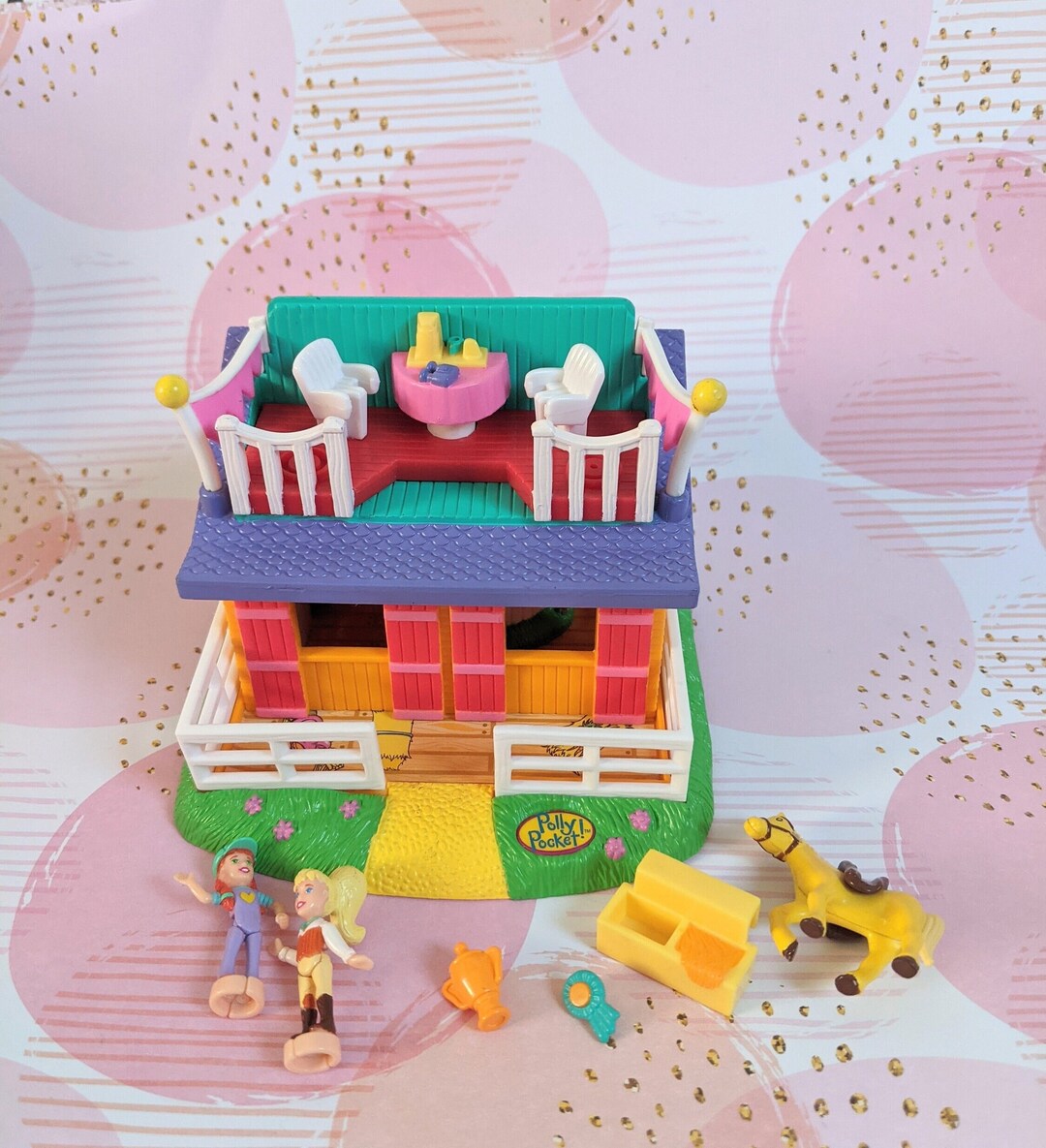 Complete Rare 'pony Ride' Polly Pocket Vintage 1998 Collectible Toy - Etsy