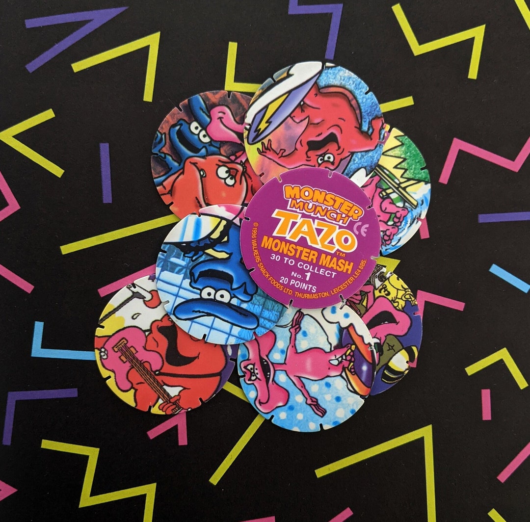 Pick Your Own: Monster Munch Tazos Walkers 90s Collectible - Etsy