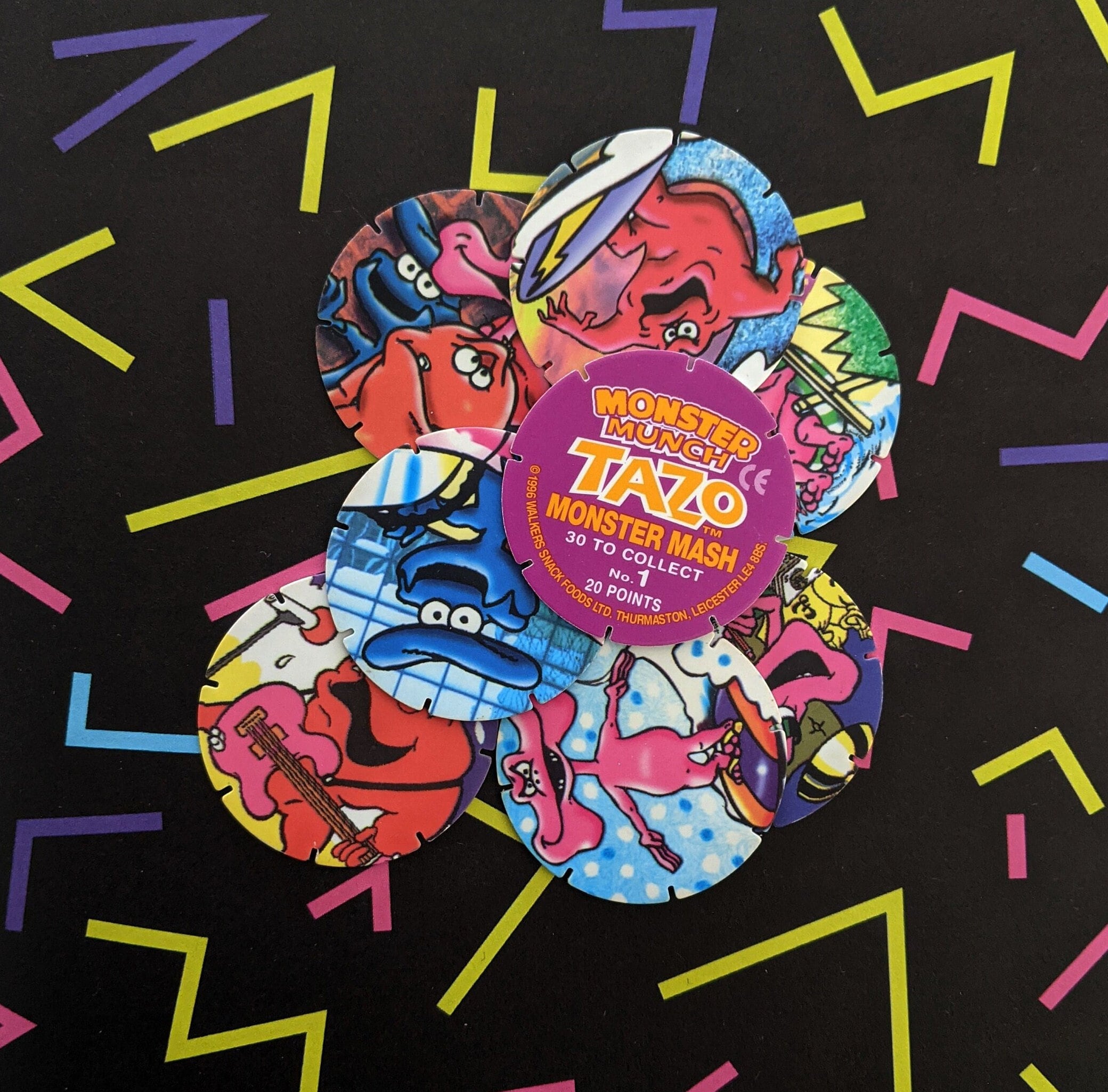 Pick Your Own: Monster Munch Tazos Walkers 90s Collectible - Etsy