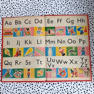 Vintage 'noddy Toyland ABC' Picture Book by Enid Blyton 1967 | Very ...