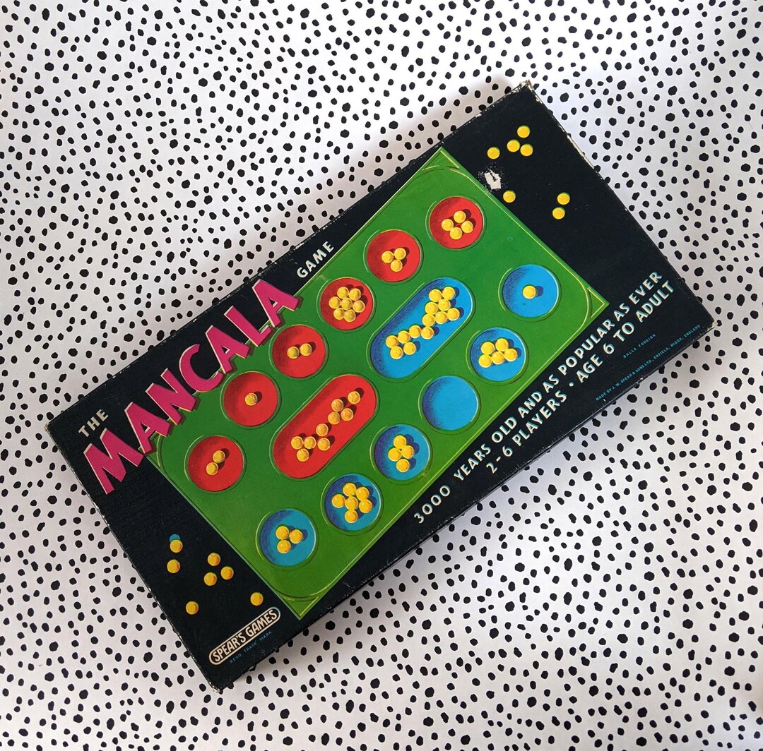 Vintage Mancala 1970's Board Game | Spear's | Nostalgic Games Night ...