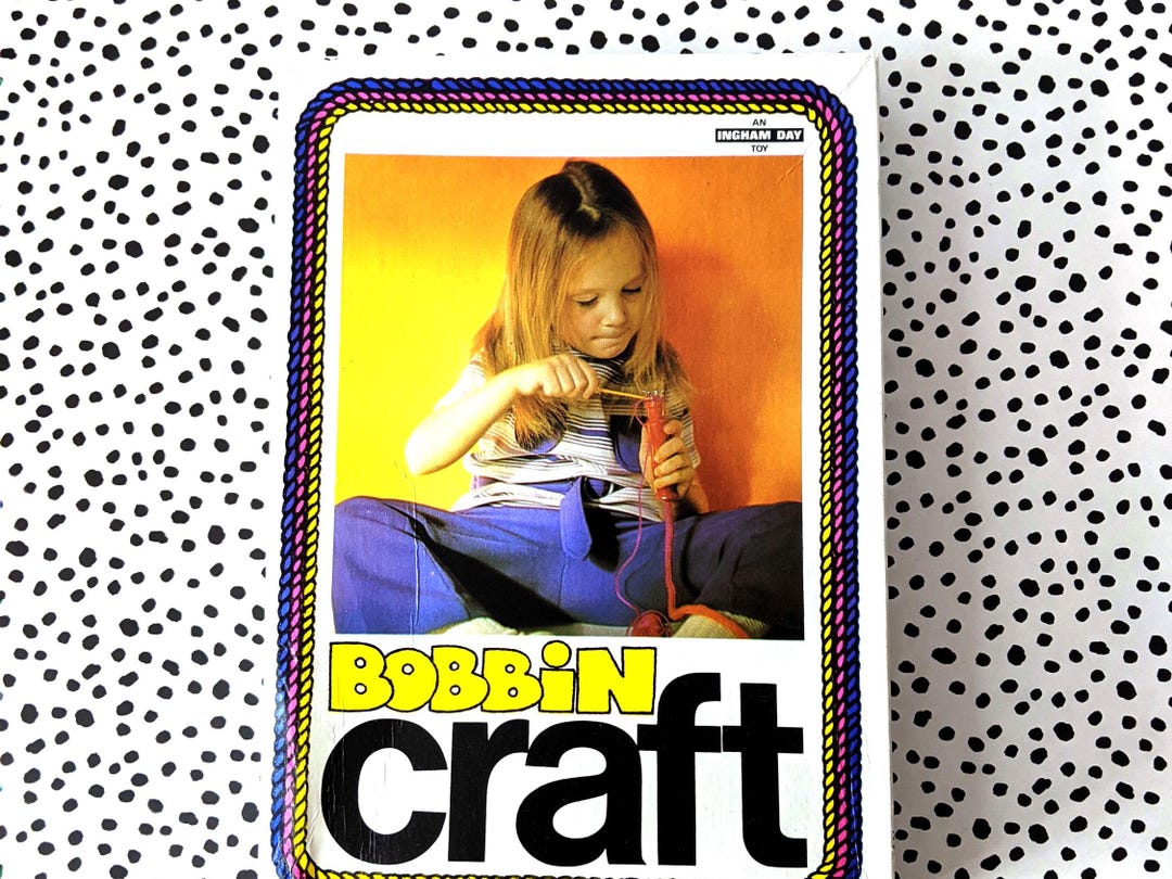 Vintage Bobbin Craft 60s 70s Crafting Hobby Kit | Complete With Yarn ...
