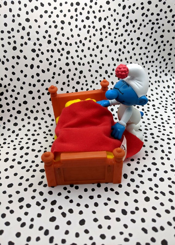 Sleepy Smurf Lazy Smurf Kinder UN130 Passion Miniatures