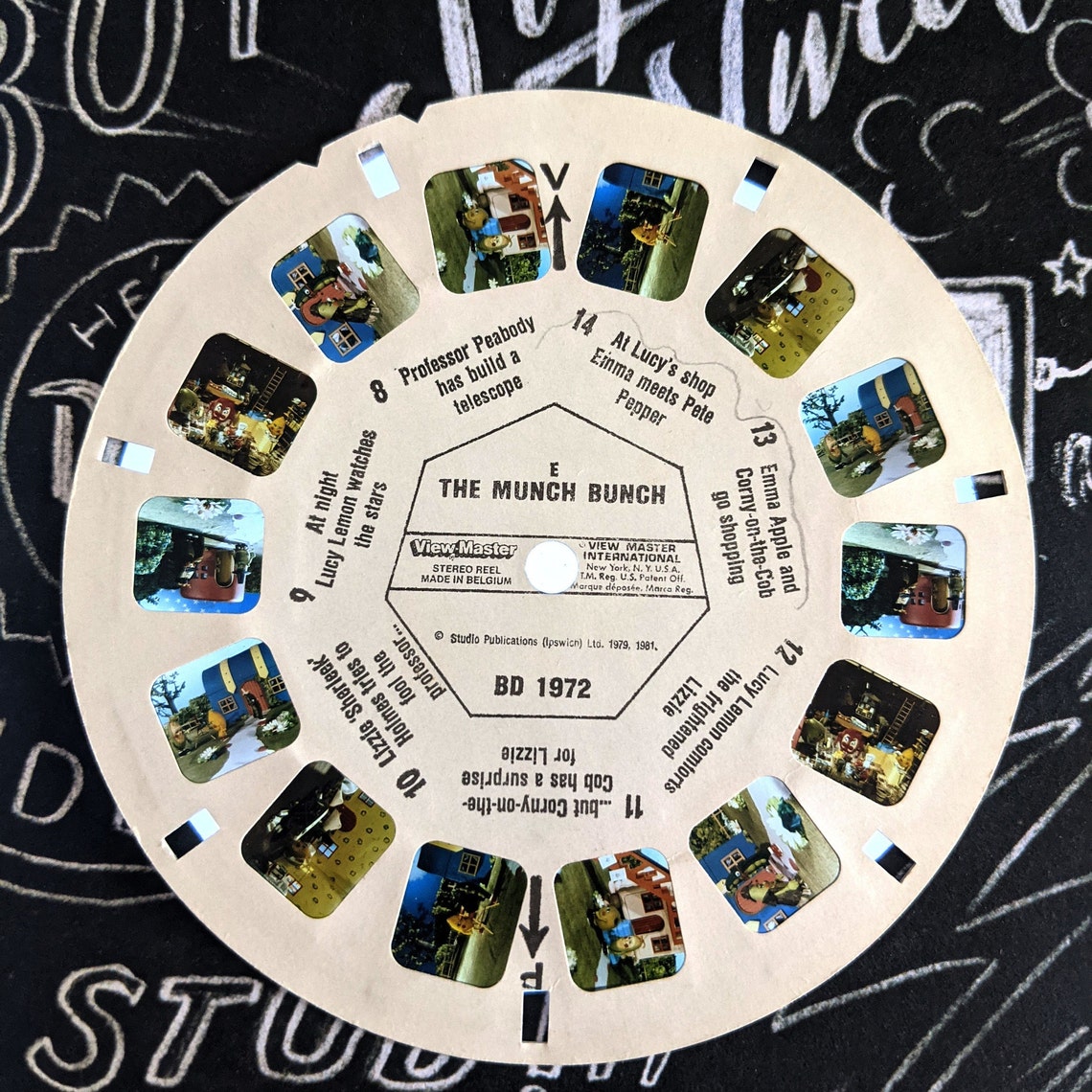 The Munch Bunch View-master Reels | Rare Vintage Book GAF Reels BD 1971 ...