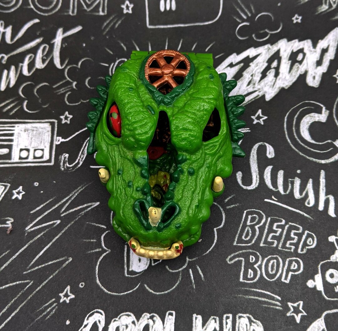 Mighty Max Horror Head 'kronosaur' Playset | Vintage Toy Bluebird 1992 ...