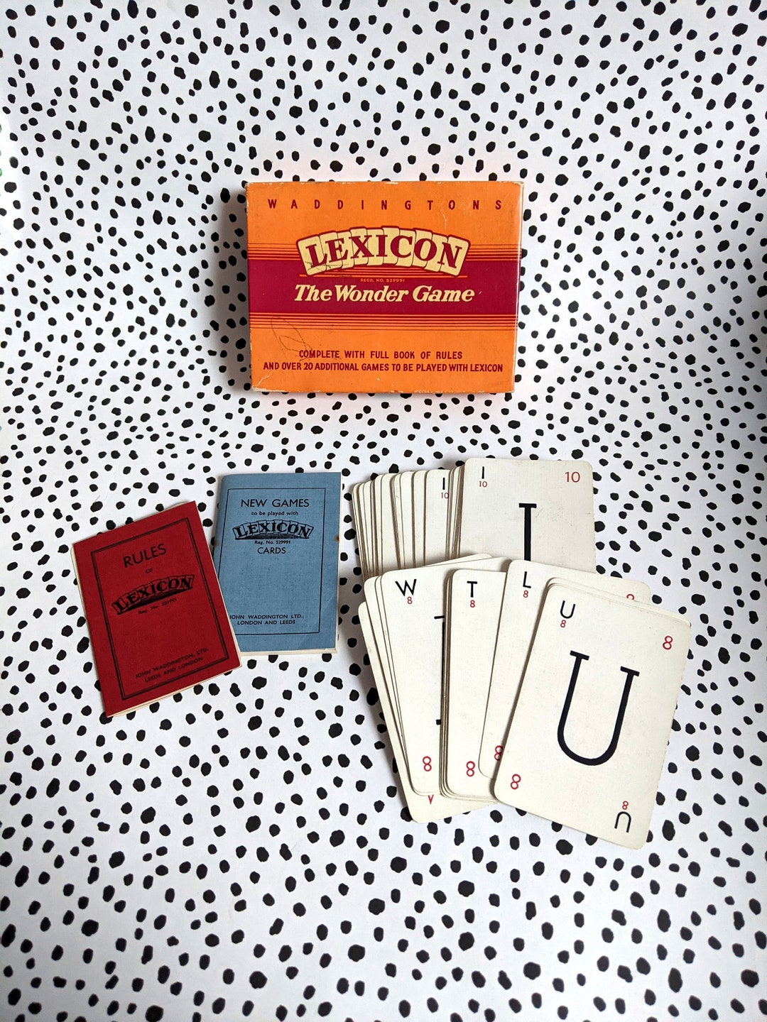 Vintage Lexicon Board Game 100% Complete Waddingtons With Booklets ...