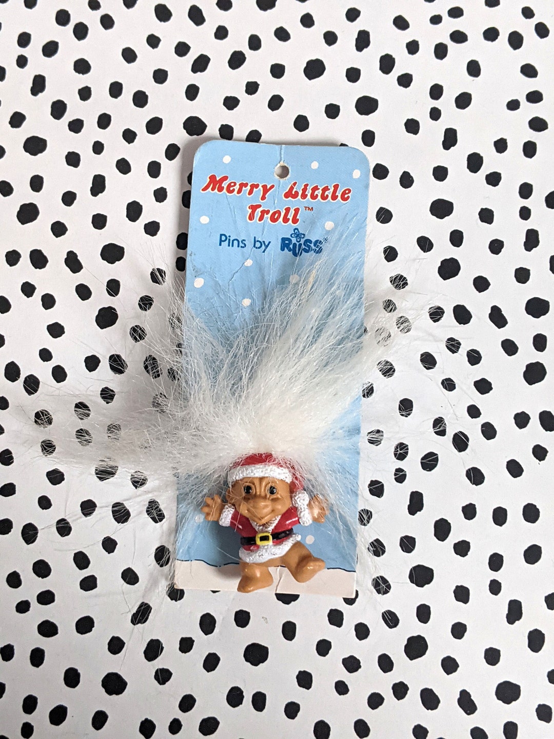 Vintage Santa Russ Troll Badge Perfect Retro Gift Stocking - Etsy