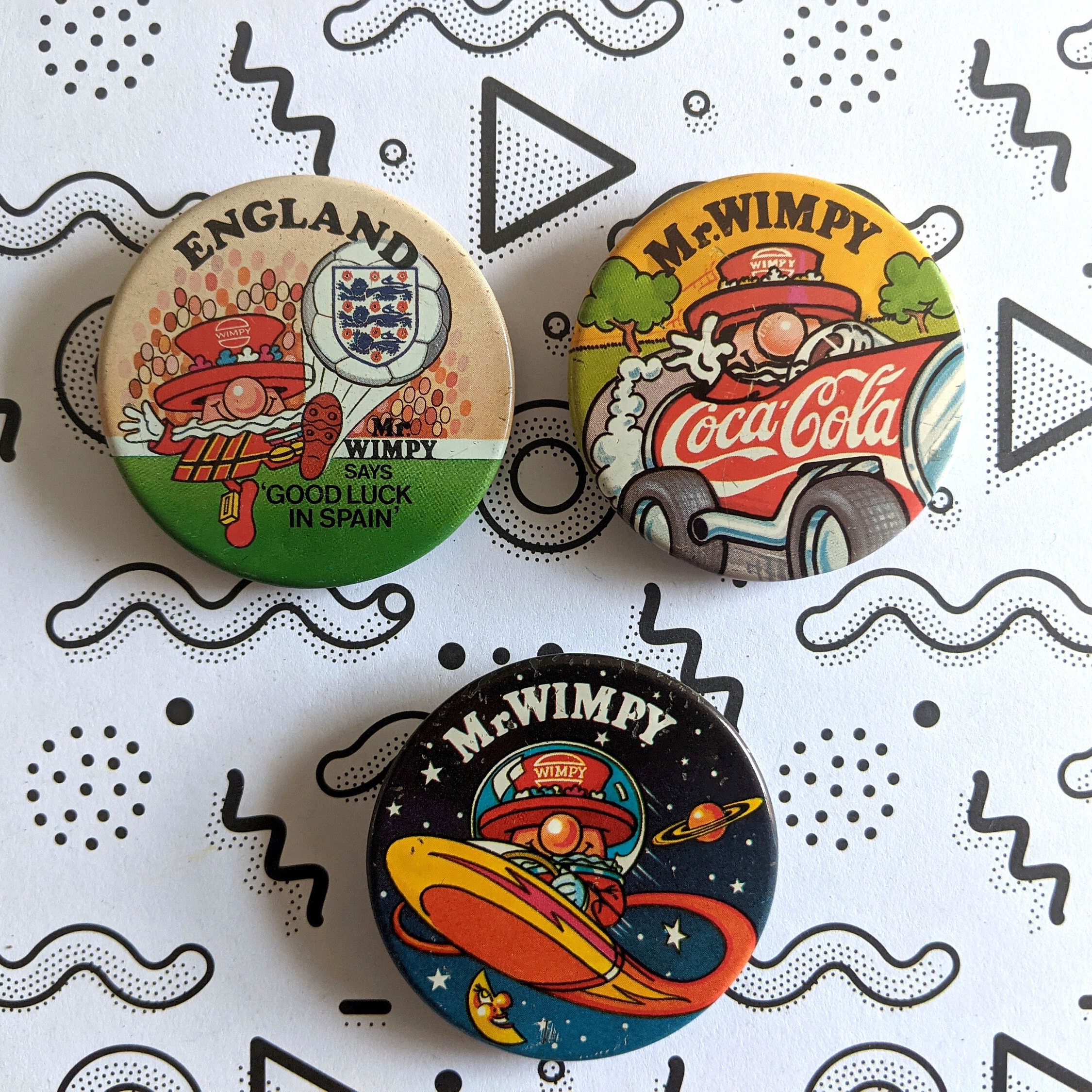 Pick Your Own: Vintage Wimpy Badge - Etsy