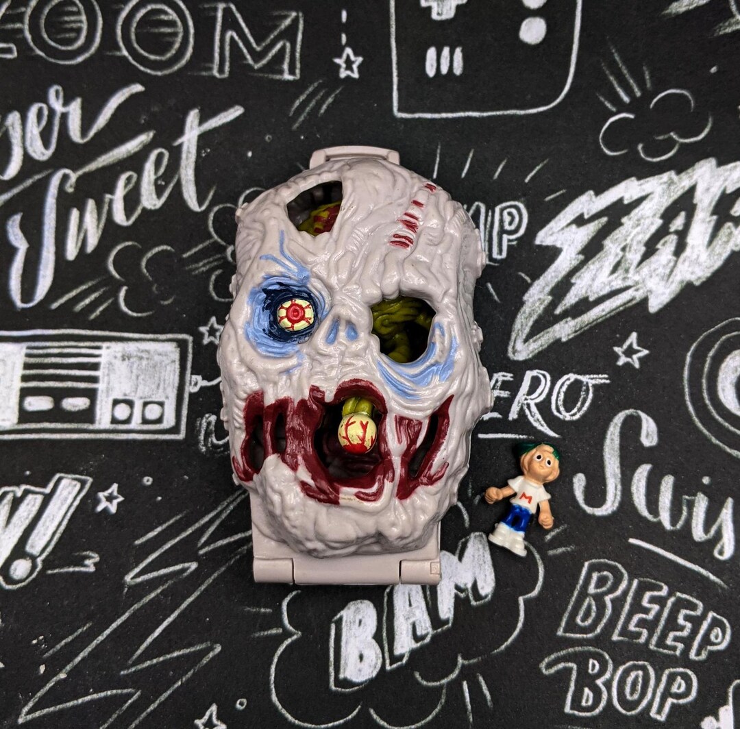 Mighty Max Horror Head 'zomboid' Playset | Vintage Toy Bluebird 1992 ...