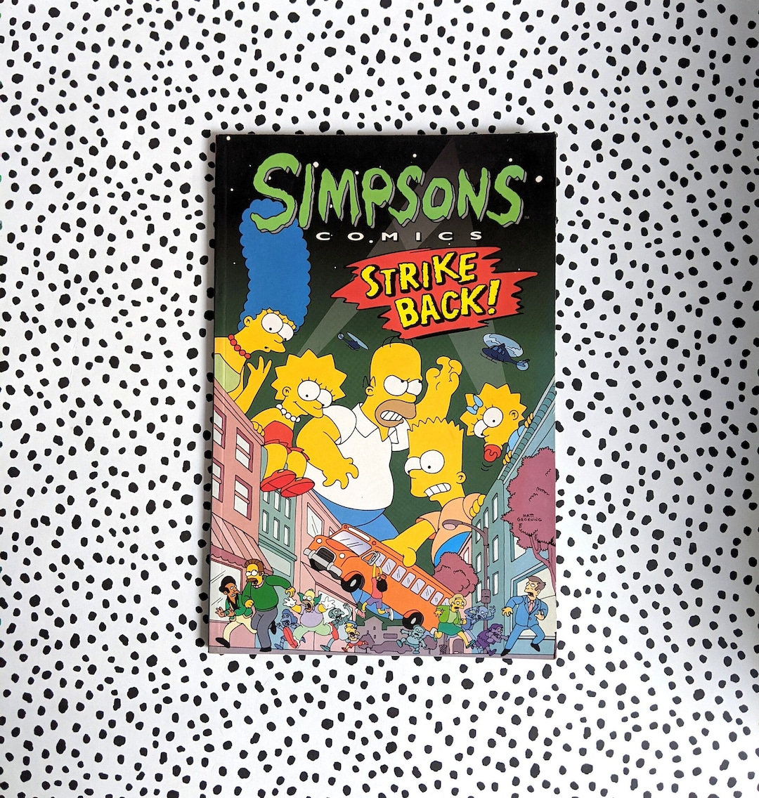 First Edition Simpsons COMICS Strike Back 1996 Very Good Condition ...