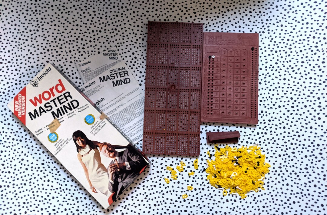 Vintage Word Mastermind 1970s Board Game | 100% Complete | Nostalgic ...