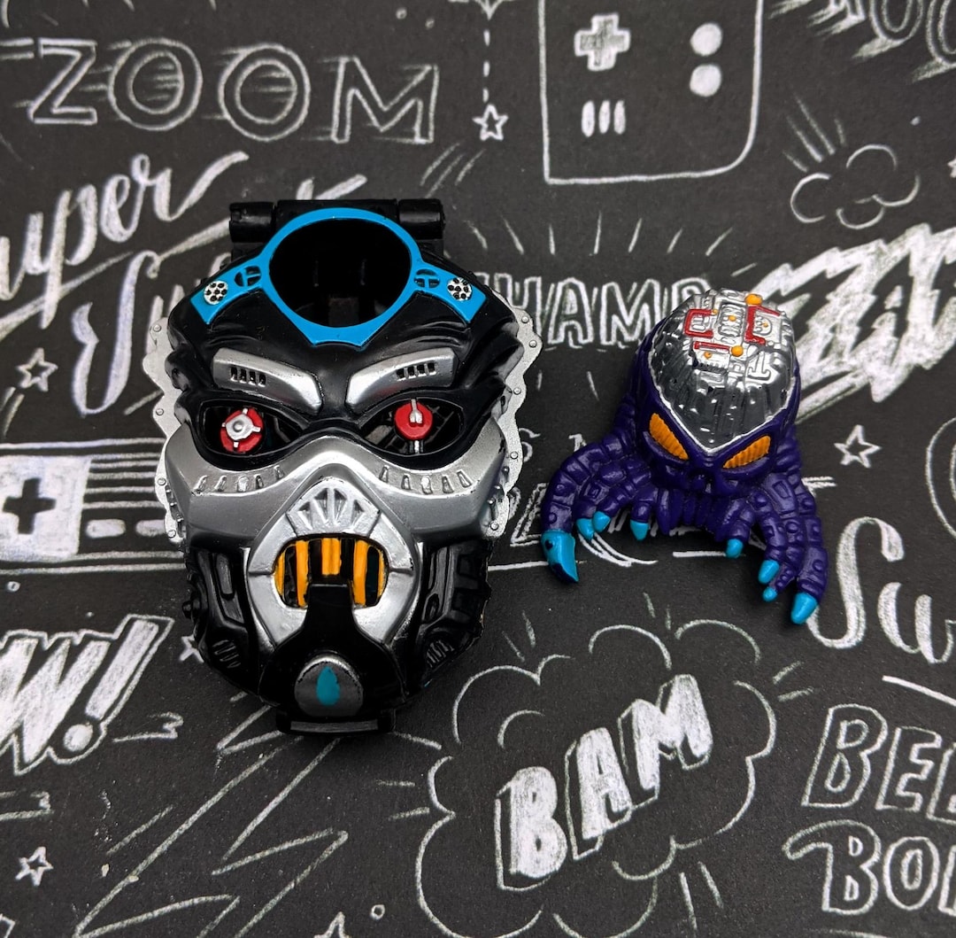 Mighty Max Horror Head 'robot Droid Invader' Playset | Vintage Toy ...