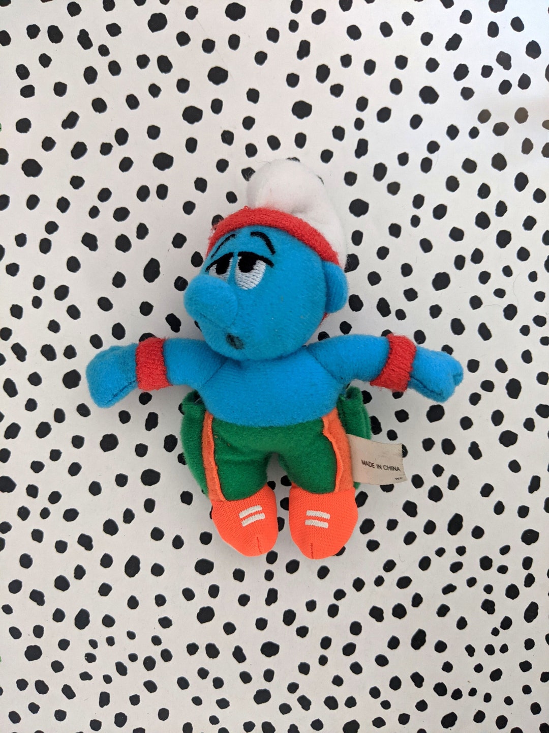 Smurf Finger Puppet Jogger Runner Walker Plush Toy | Vintage Retro 00s ...