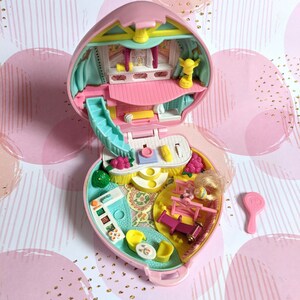 Polly Pocket 'stylin' Workout' 'polly's Fitness Studio' Vintage 1995 ...