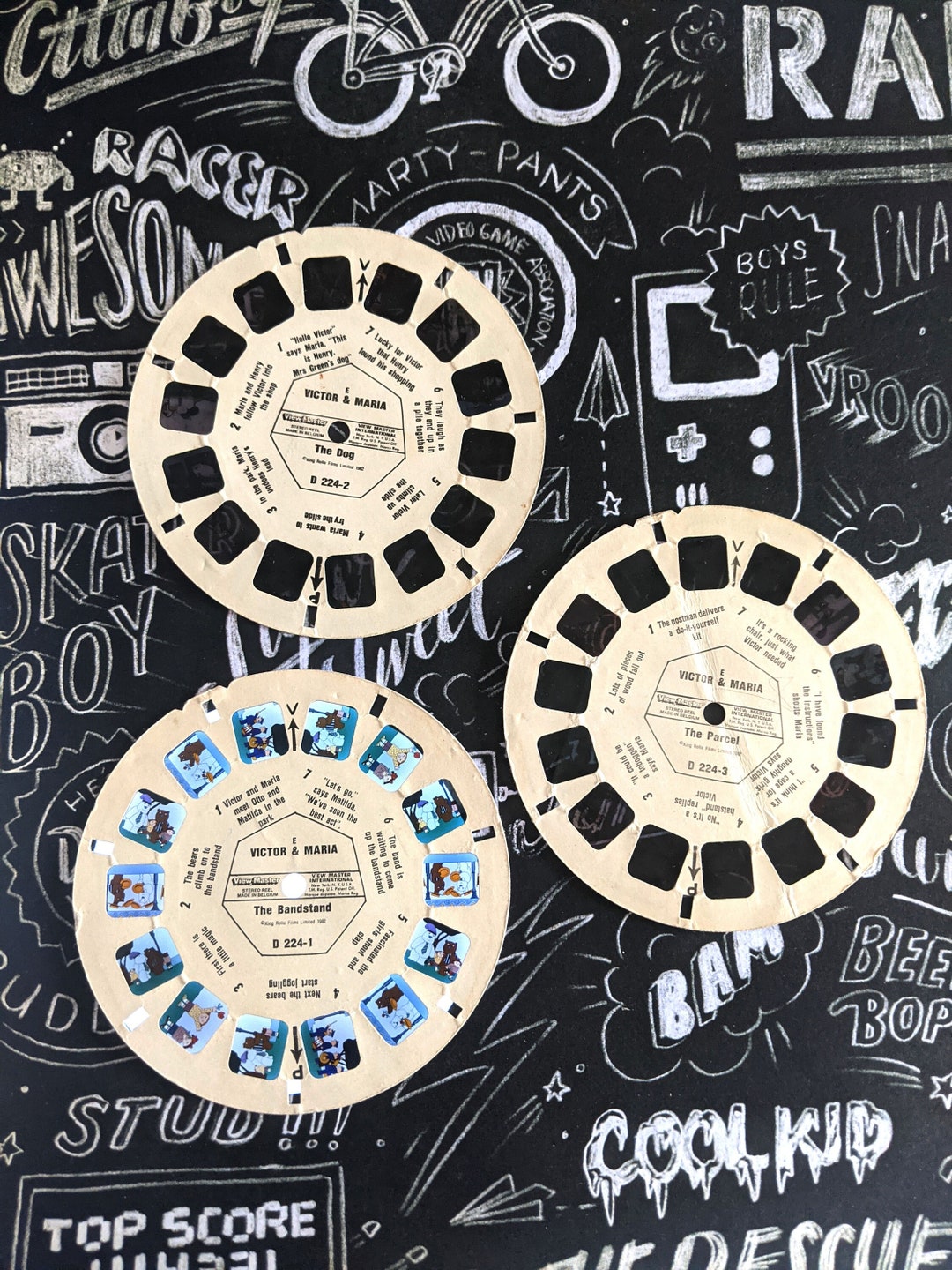 Victor and Maria View-master Reels | Vintage GAF Reels D 224-1 D 224-2 ...