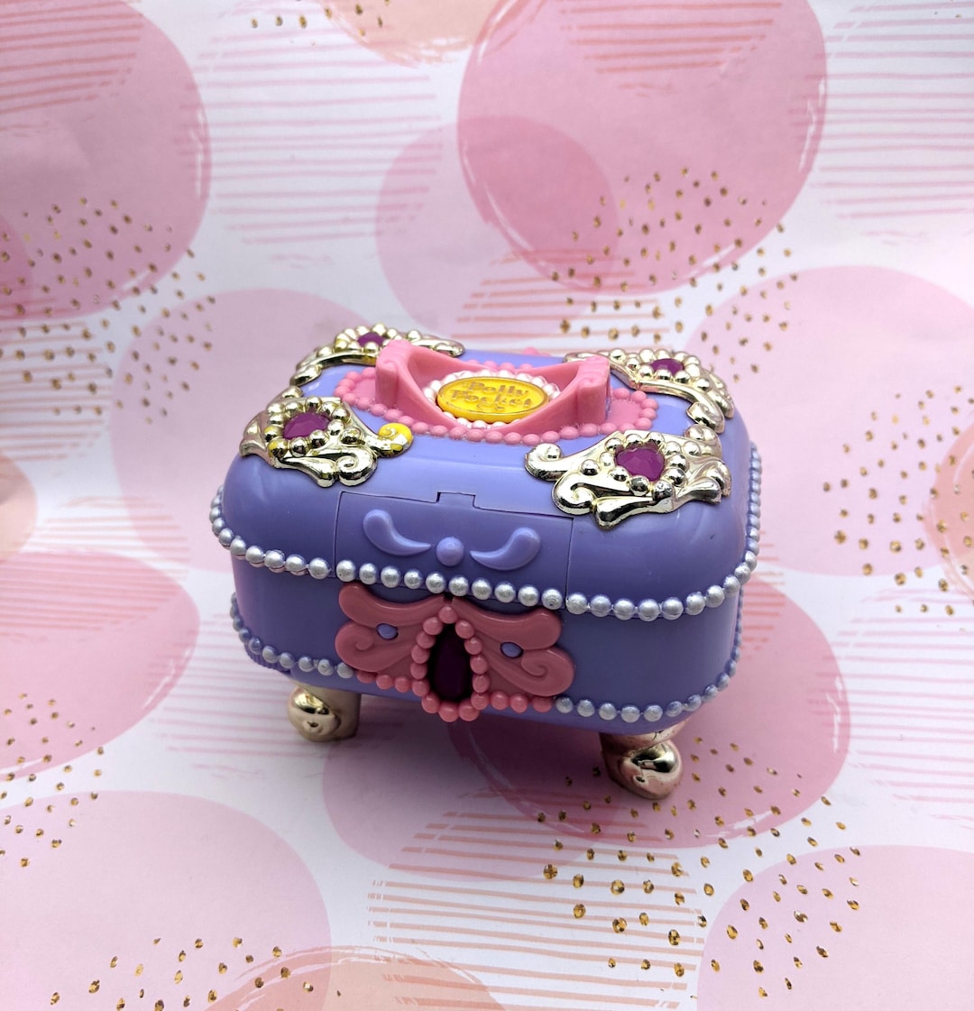 RESERVED Polly Pocket Jewel Case 1997 Compact Only Vintage Collectible ...