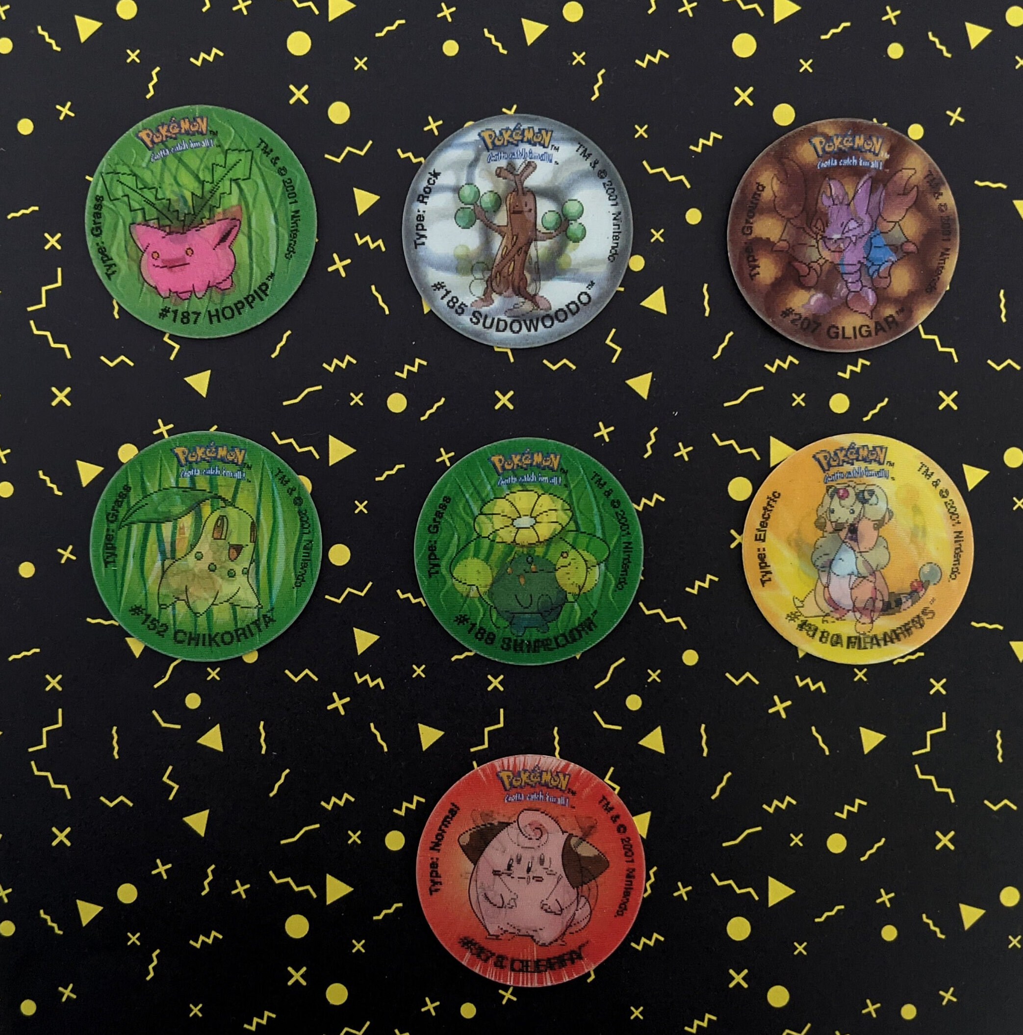 Pick Your Own: Pokemon Tazos Holographic Retro Vintage Tazos From the ...