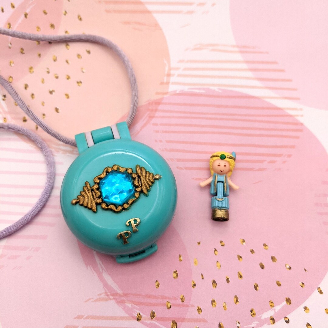 Polly Pocket Dress up Jewel Locket Complete Vintage 1992 Collectible ...