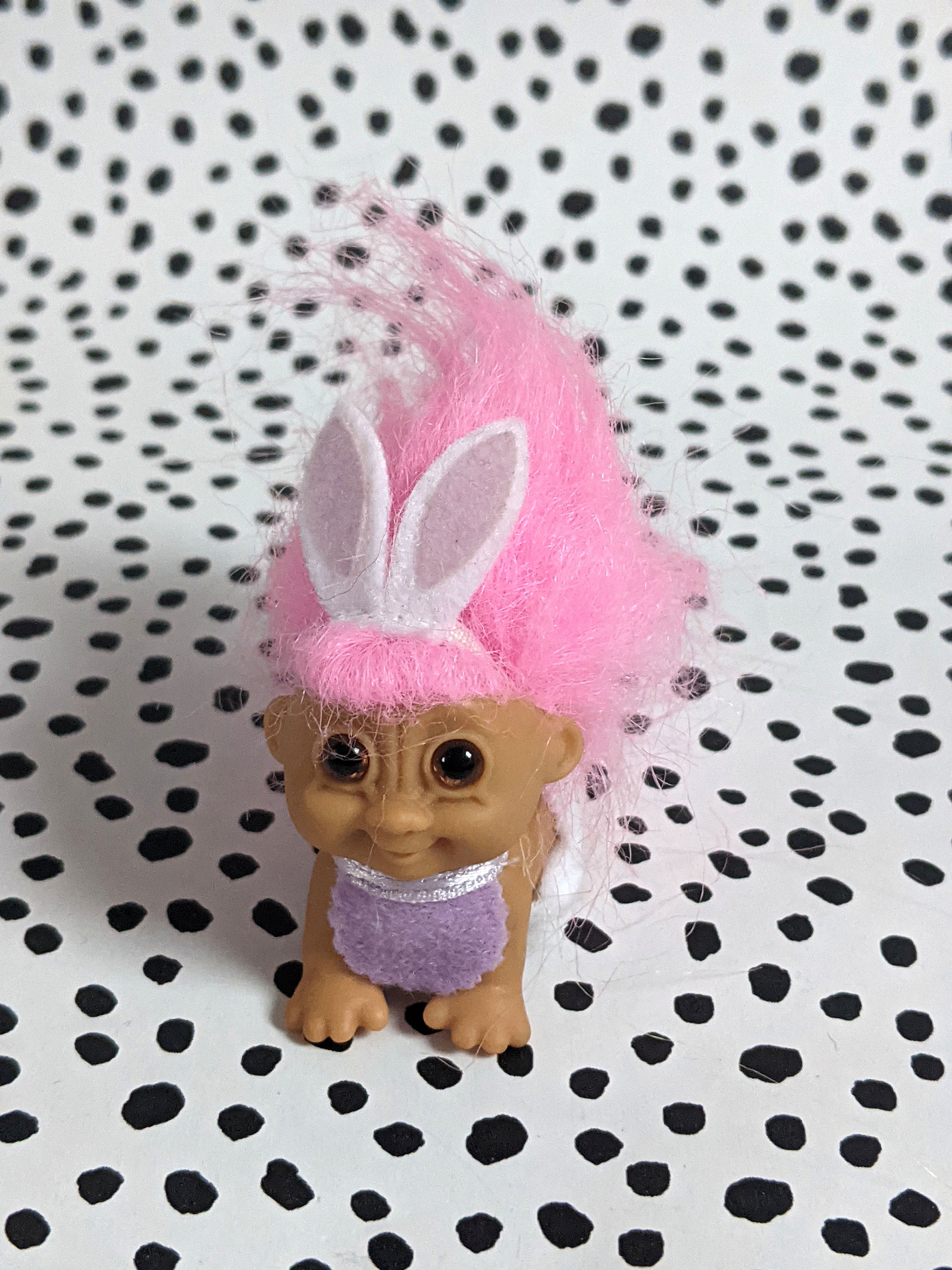 Vintage Baby Easter Russ Troll Doll With Easter Egg Basket 2 Perfect ...