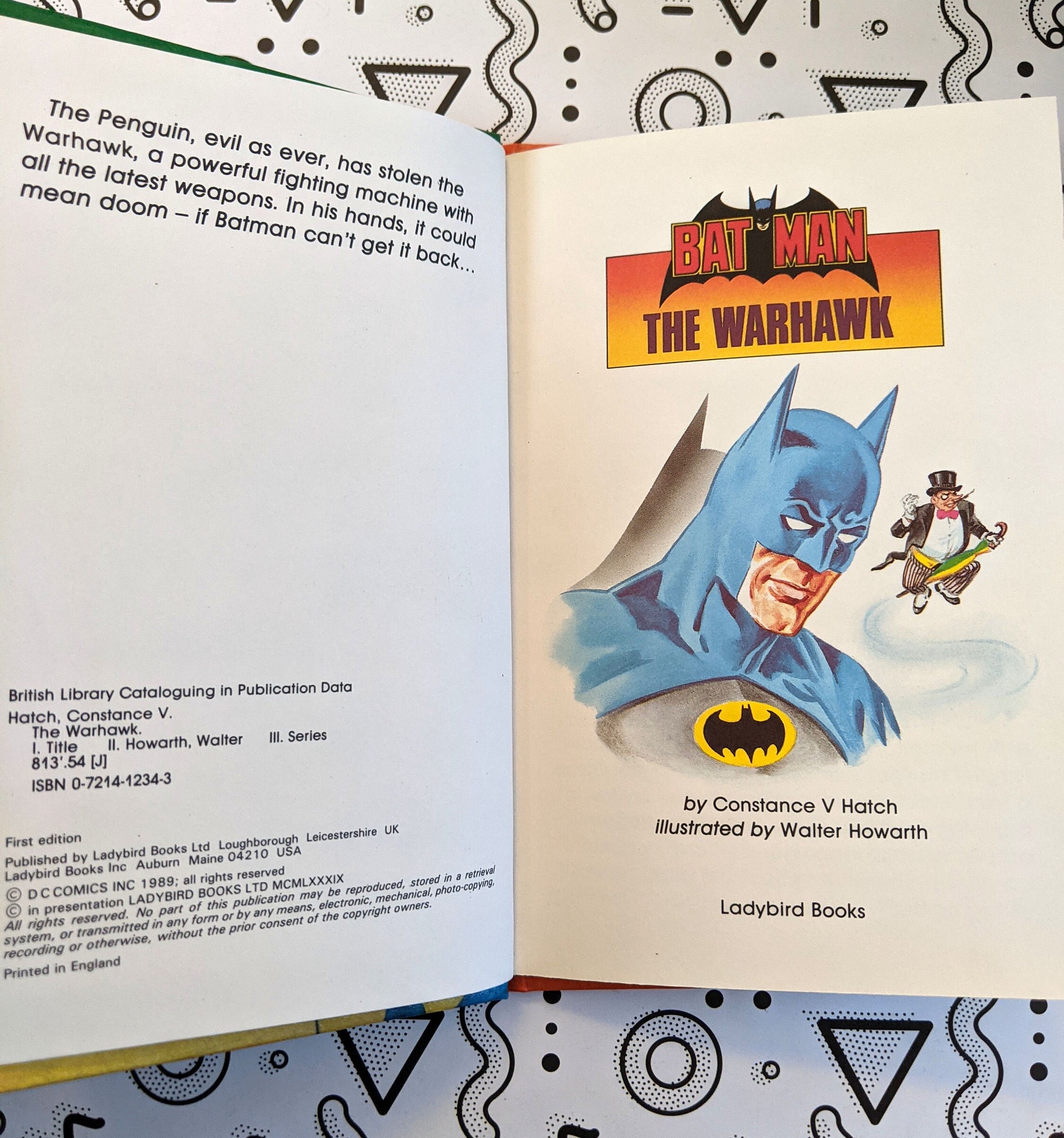 Pick Your Own: Batman Ladybird Book 'funhouse of Fear' or 'the Warhawk ...