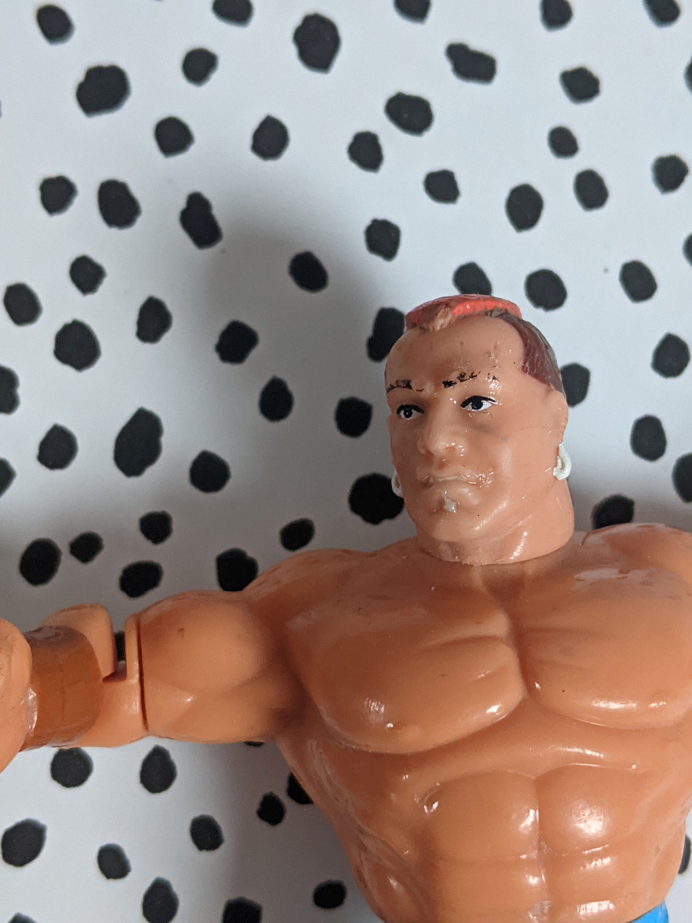 Vintage Tatanka Wwf Wwe Wrestling Figure 1993 Series 6 Hasbro Titan ...