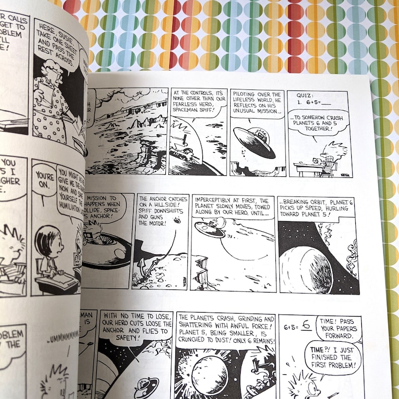 Vintage Calvin and Hobbes 'attack of the Deranged Mutant Killer Monster ...
