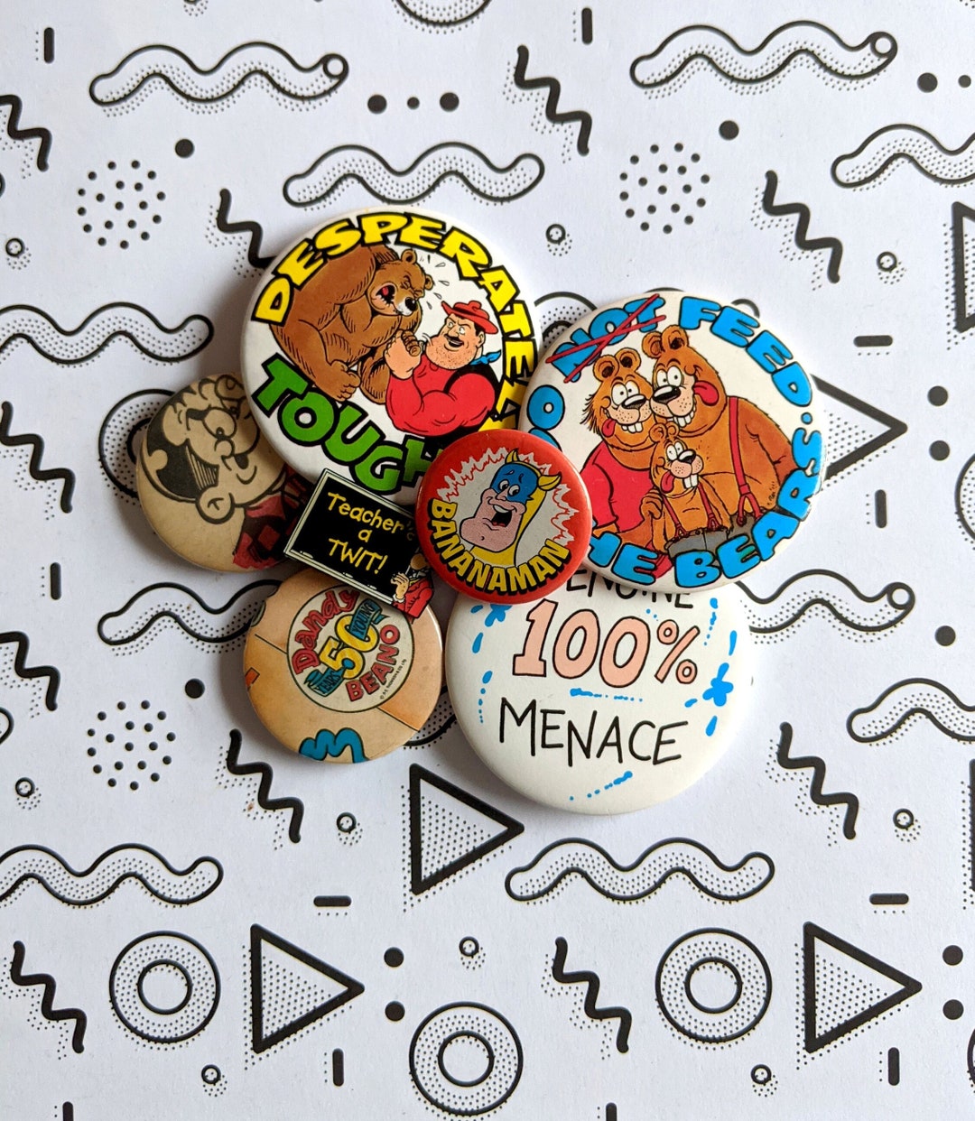 Pick Your Own: Vintage Comic Badge | Choose Your Favourite Beano or ...