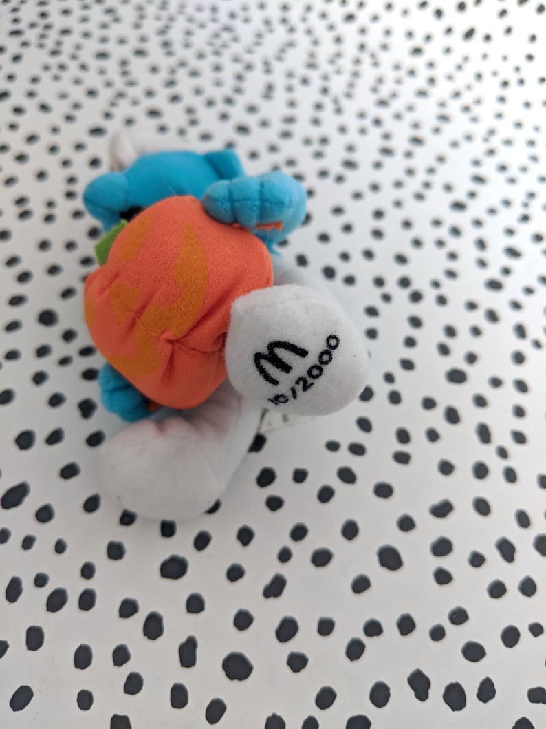 Smurf Halloween Pumpkin Pull String Vibrating Plush Toy Vintage Retro ...