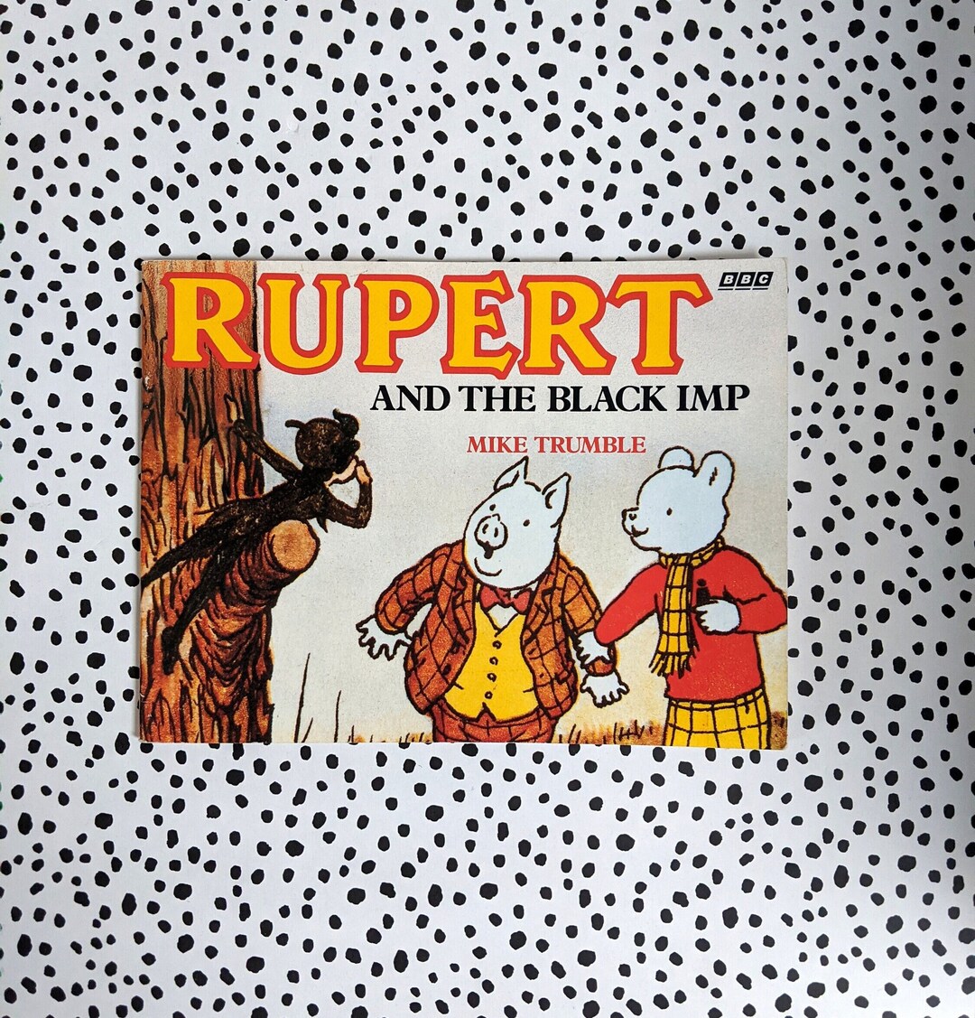 Vintage 'rupert and the Black Imp' Book 1989| Excellent Condition ...
