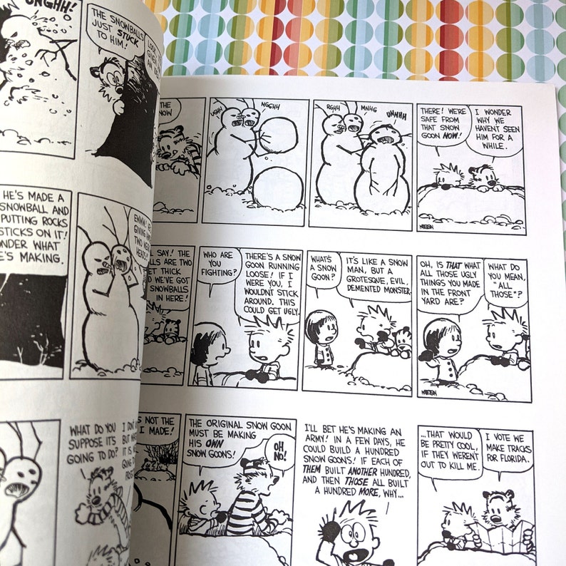 Vintage Calvin and Hobbes 'attack of the Deranged Mutant Killer Monster ...