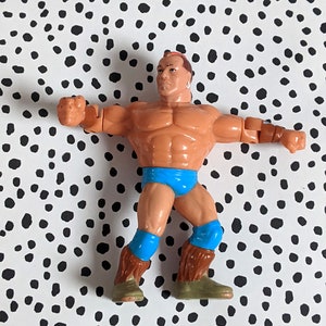 Vintage Tatanka Wwf Wwe Wrestling Figure 1993 Series 6 Hasbro Titan ...
