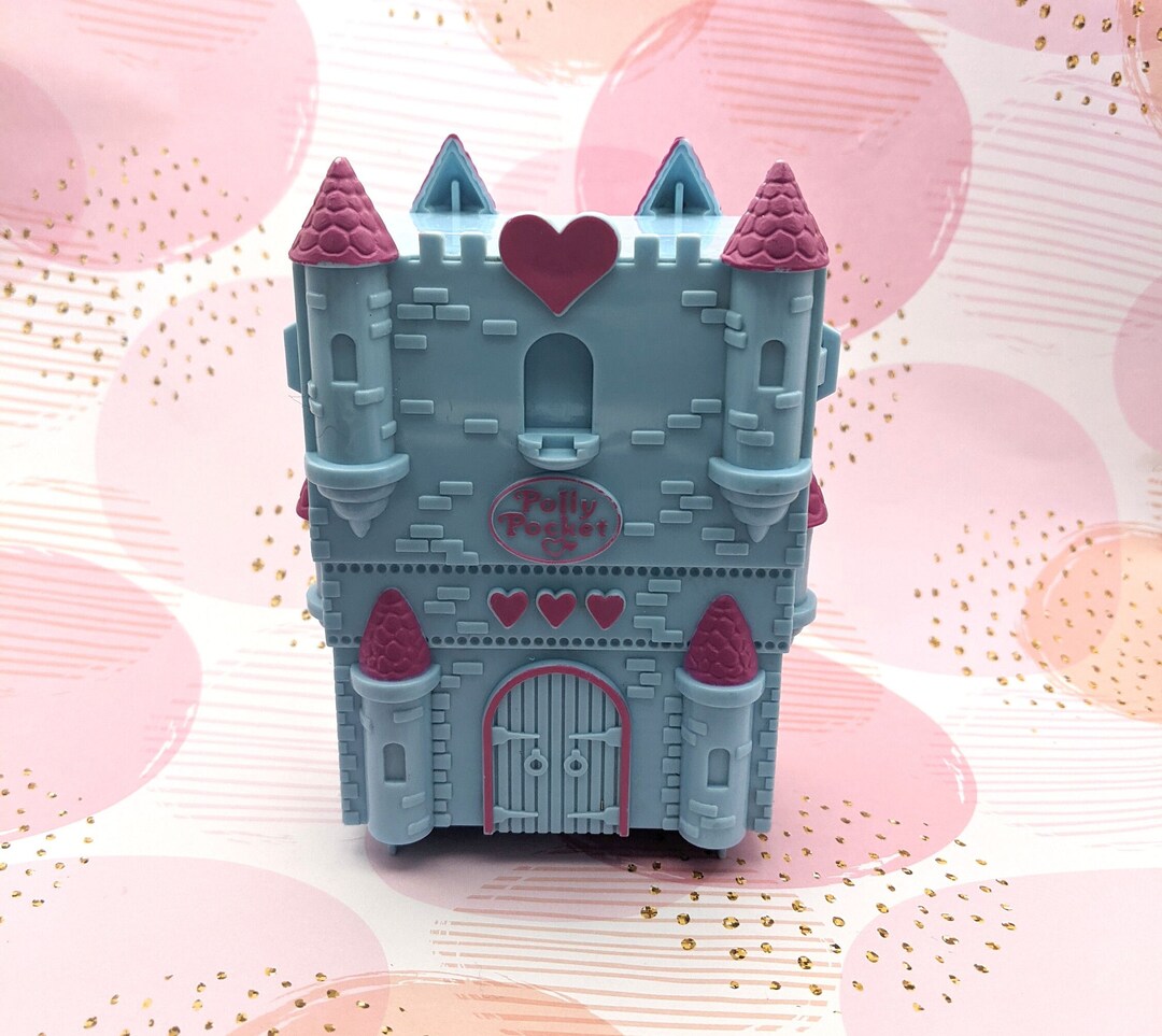 Fairytale Castle Polly Pocket Storage Box 1994 retro Collectible ...
