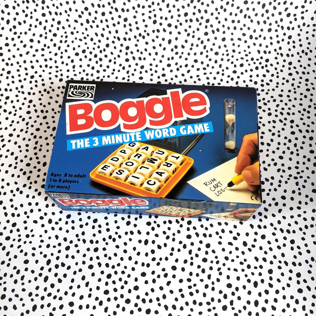 Vintage Boggle 1992 Board Game | Spear's | Nostalgic Games Night | Game Collection - Etsy